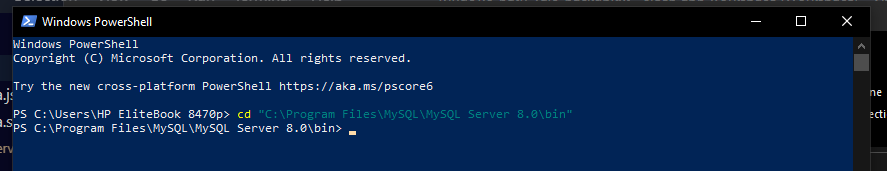 How to export MySQL Database on Windows with mysqldump - Omar Shishani