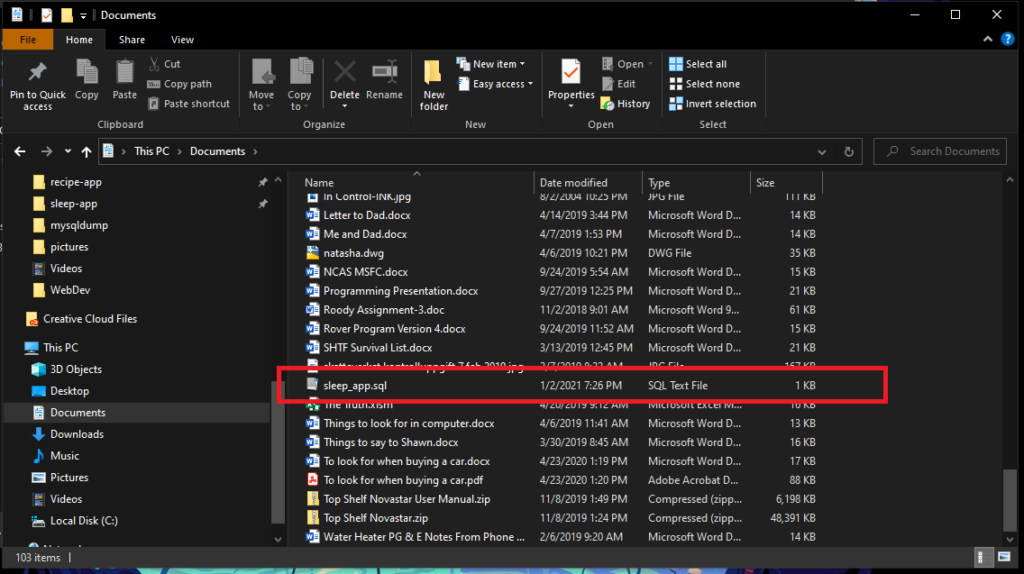 How to export MySQL Database on Windows with mysqldump - Omar Shishani